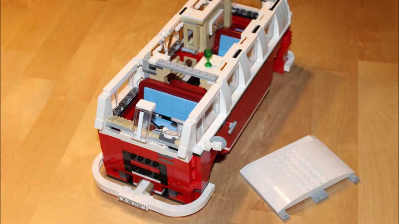 Lego VW Bulli T1 Camper Timelapse zusammenbau - YouTube