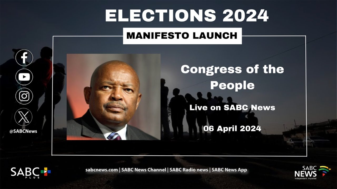 COPE launches its elections 2024 manifesto - YouTube