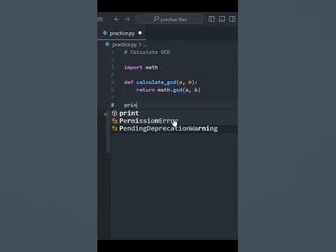 Calculate GCD | #python #pythonprogramming#coding#learnpython #pythonforbeginners - YouTube