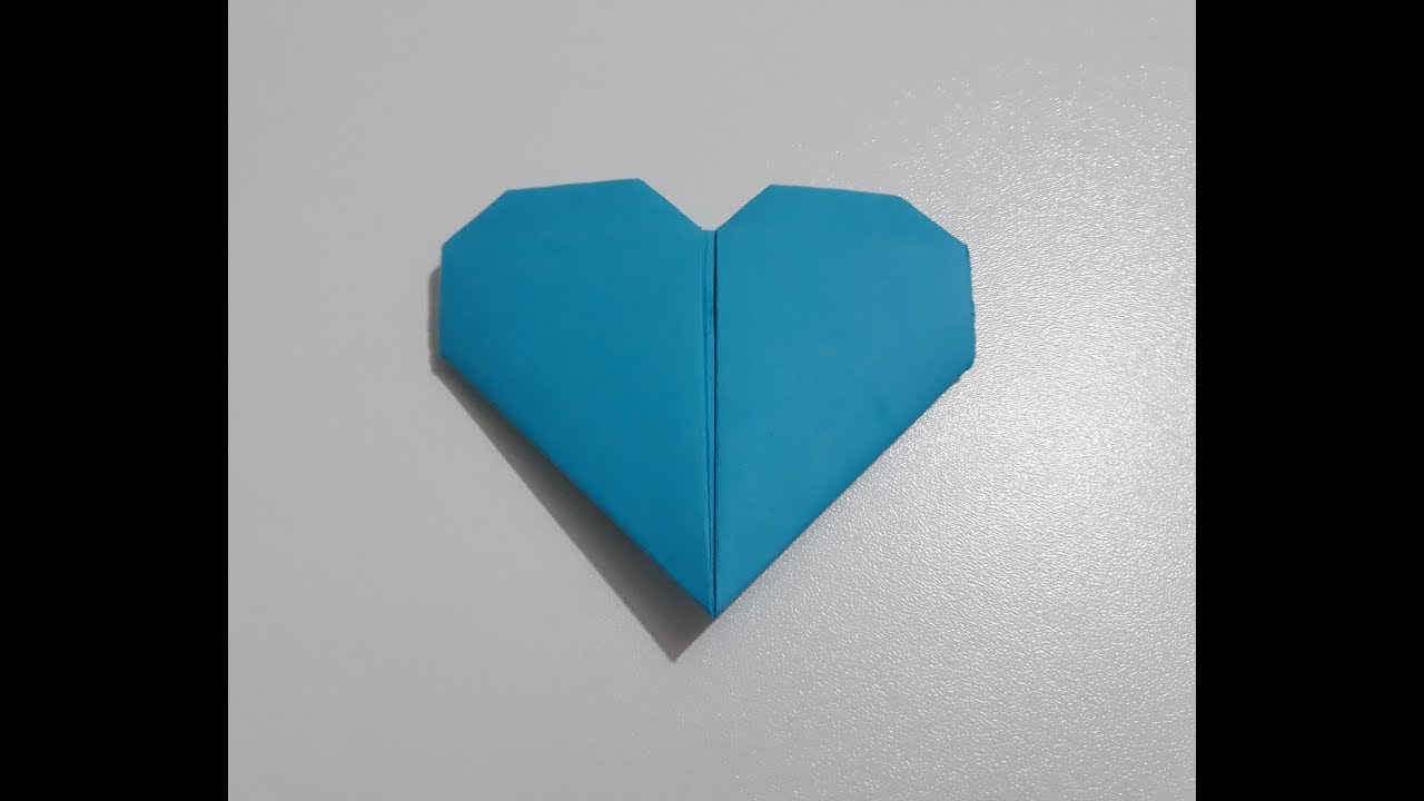 Origami Kalp Yapımı. Heart. Kağıttan Kalp Açıklayıcı ve Kolay - YouTube