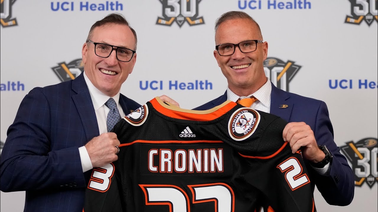 Cronin In As Coach In Anaheim - YouTube