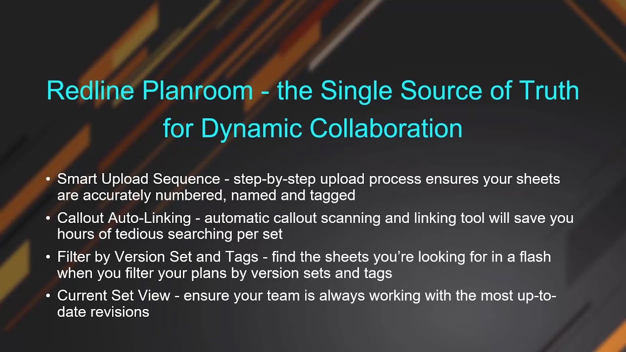 Redline Planroom: The Single Source of Truth for Dynamic Construction Collaboration - YouTube