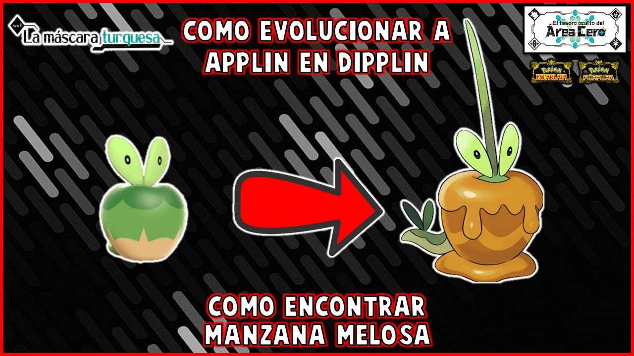 Como Evolucionar Applin en Dipplin en Pokemon Escarlata y Purpura DLC ...