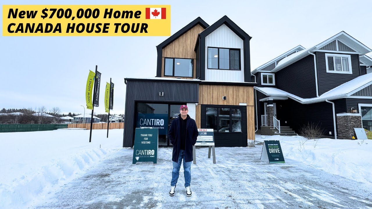 Canada House Tour| NEW $700,000 House in Canada| Life In Canada|House ...