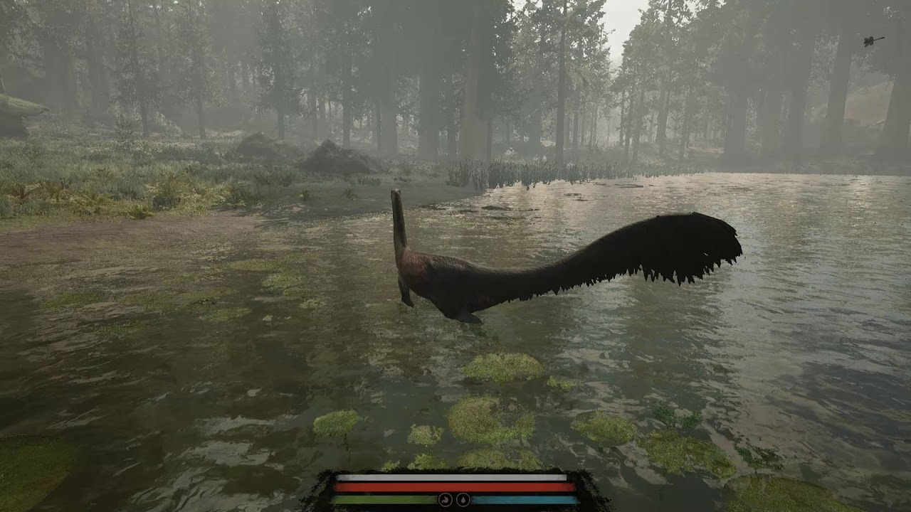 Path of titans multiplayer struthiomimus gameplay - YouTube