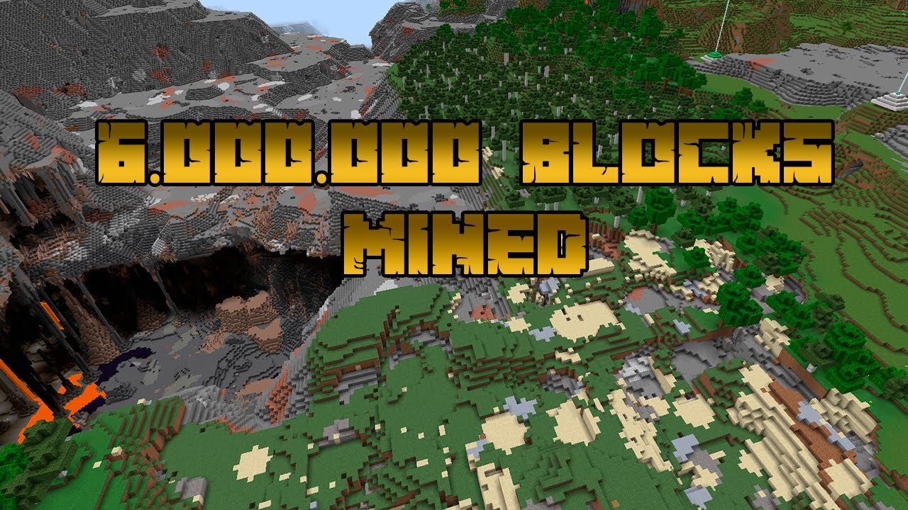 6 Million Blocks Mined: Minecraft's Mountain Stone Core Exposed [#77] - YouTube