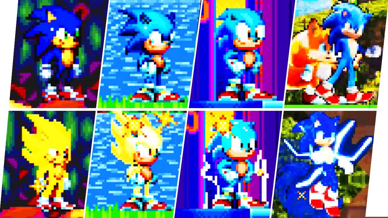 EVOLUÇÃO DO SONIC FILME! {NOVO!} (Evolution of Sonic Movie Mania ...