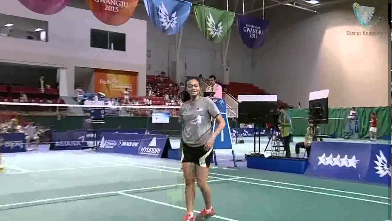 2015 Universiade Gwangju SF [MAS-KOR] [WS] KUMARES Sylvia Kavita vs KIM ...