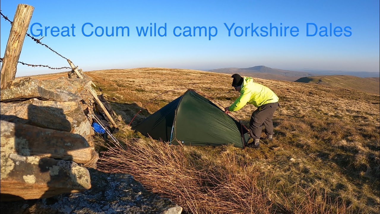 Great Coum wild camp English Yorkshire dales National park - YouTube