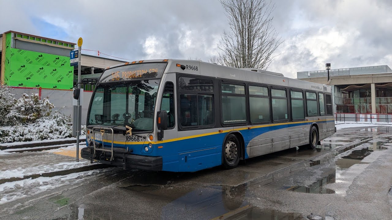 Translink CMBC 9668 on the 145 to Production Way University station ...