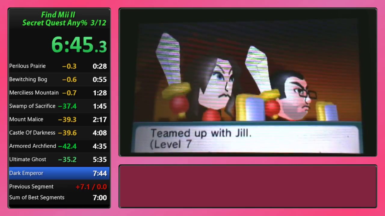 [FORMER WR] Find Mii II - Secret Quest Any% in 7:06 - YouTube