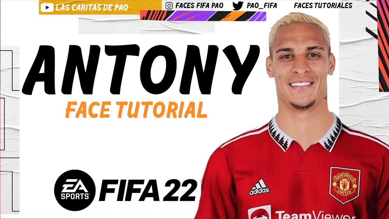 ANTONY FACE FIFA 22 PRO CLUBS LOOK ALIKE | TUTORIAL + STATS | CAREER ...