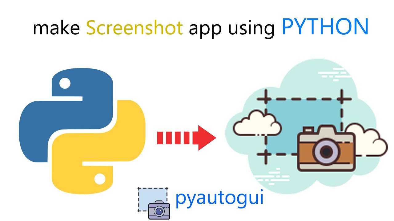 how to make screenshot using python - YouTube