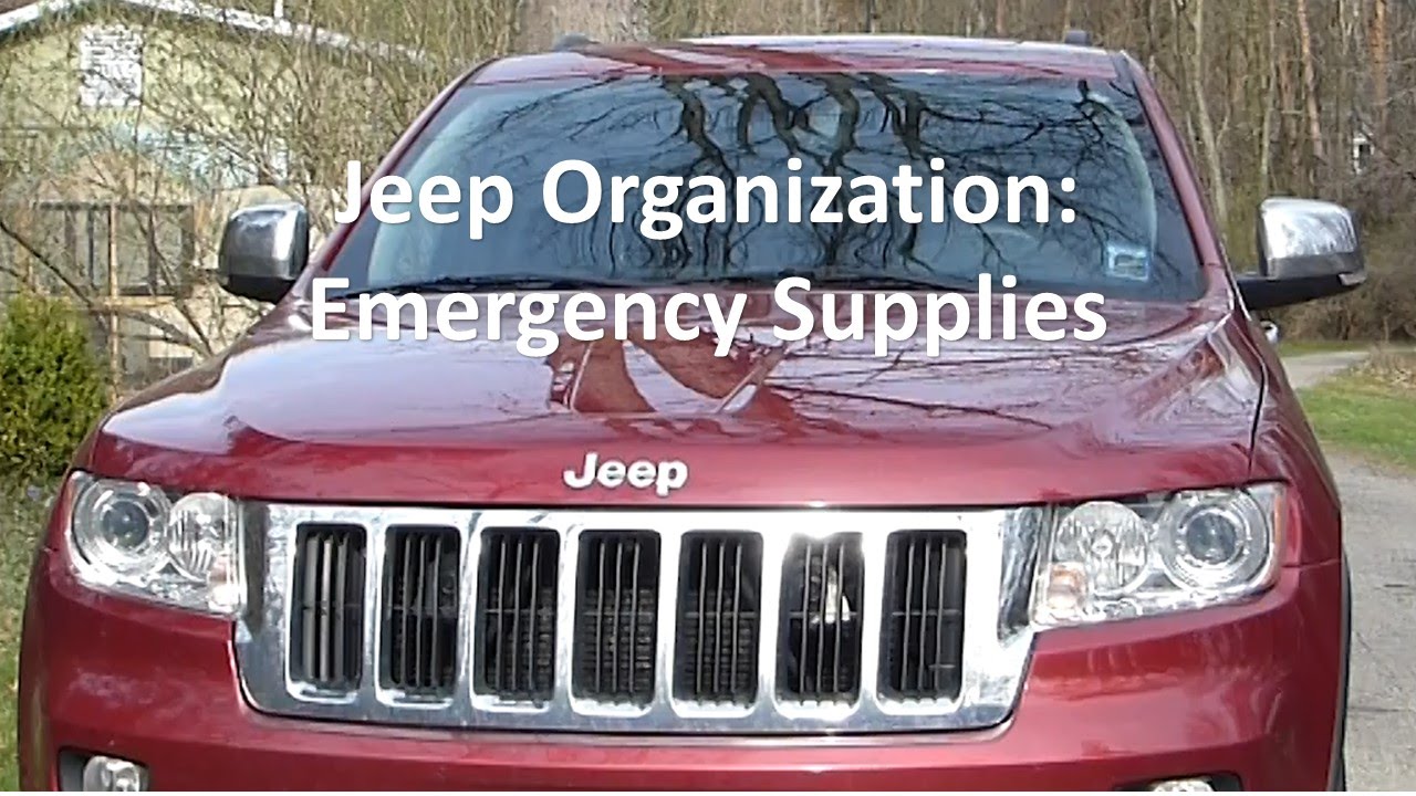 Jeep Organization: Emergency Supplies - YouTube