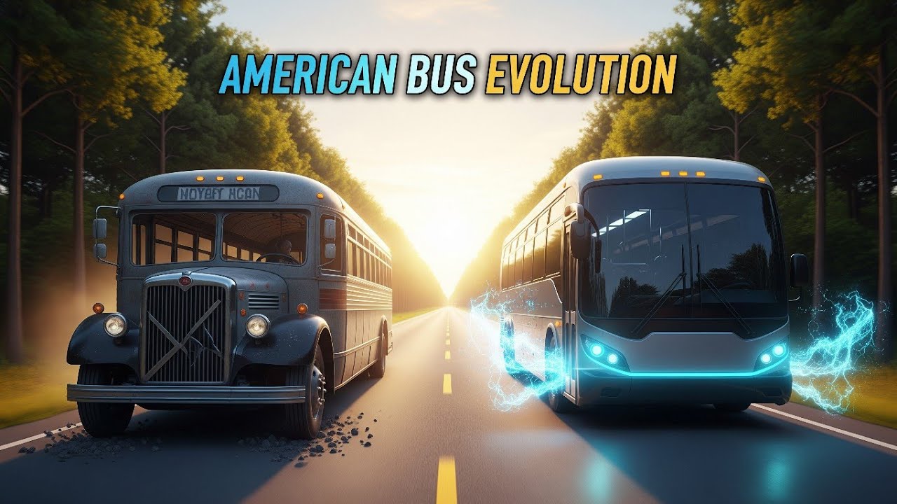 🚌 American Bus Evolution | From the First Buses to Futuristic Concepts ...