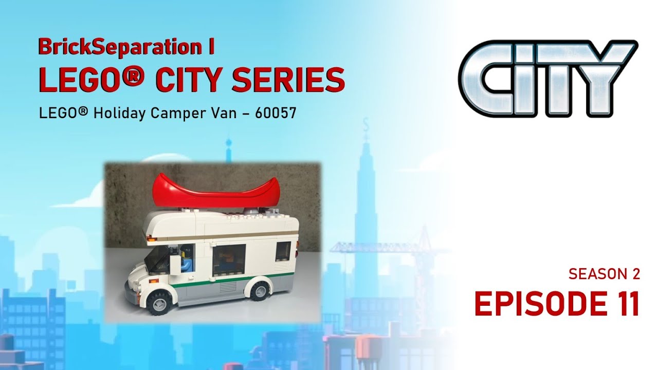 LEGO CITY SERIES l Holiday Camper Van - 60057 - YouTube