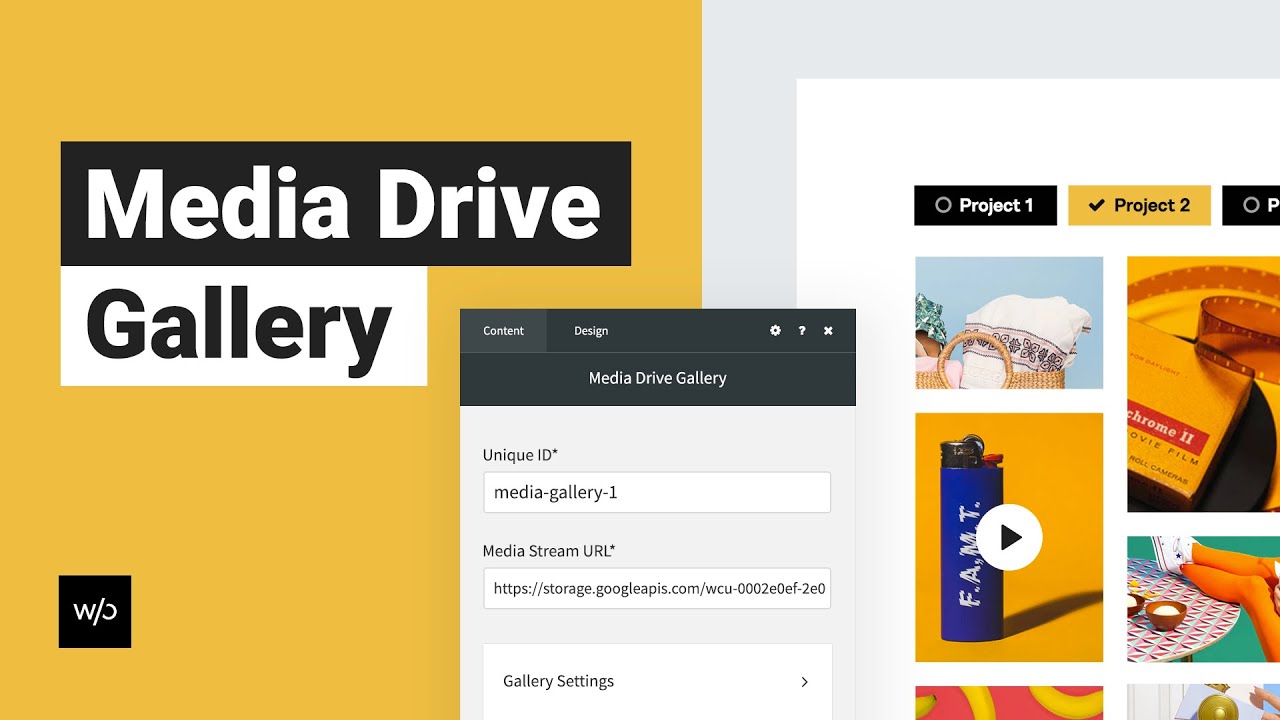 Media Drive Gallery Widget | Tutorial by Without Code - YouTube