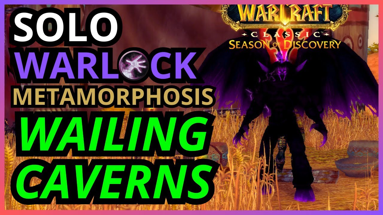 Warlock Meta SOLO Wailing Caverns - SoD P1 - YouTube