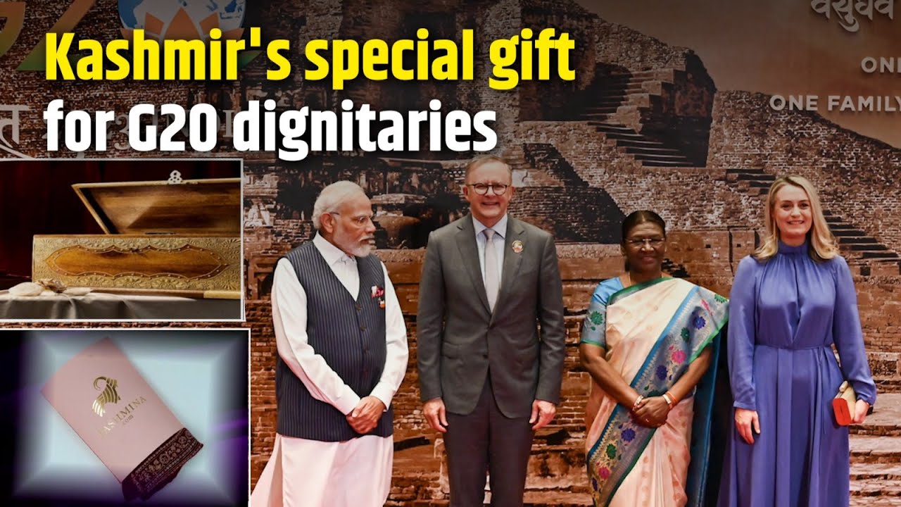 Take a look at Kashmir's special gift for G20 dignitaries - YouTube