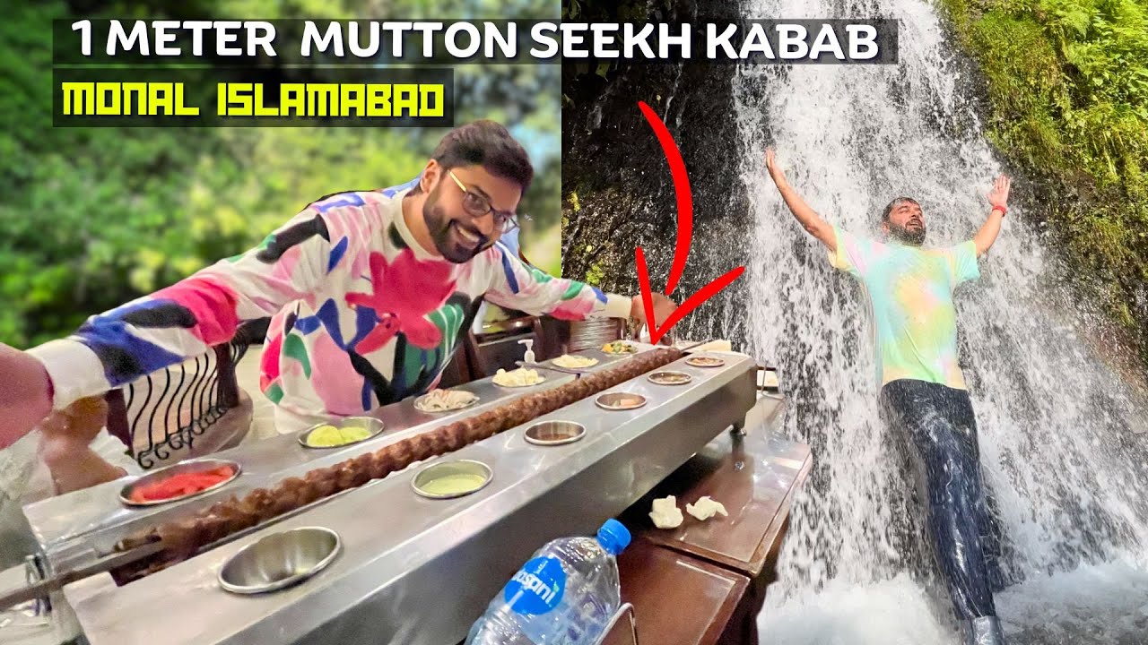 Dinner at Islamabad Monal & Waterfall Experience - YouTube