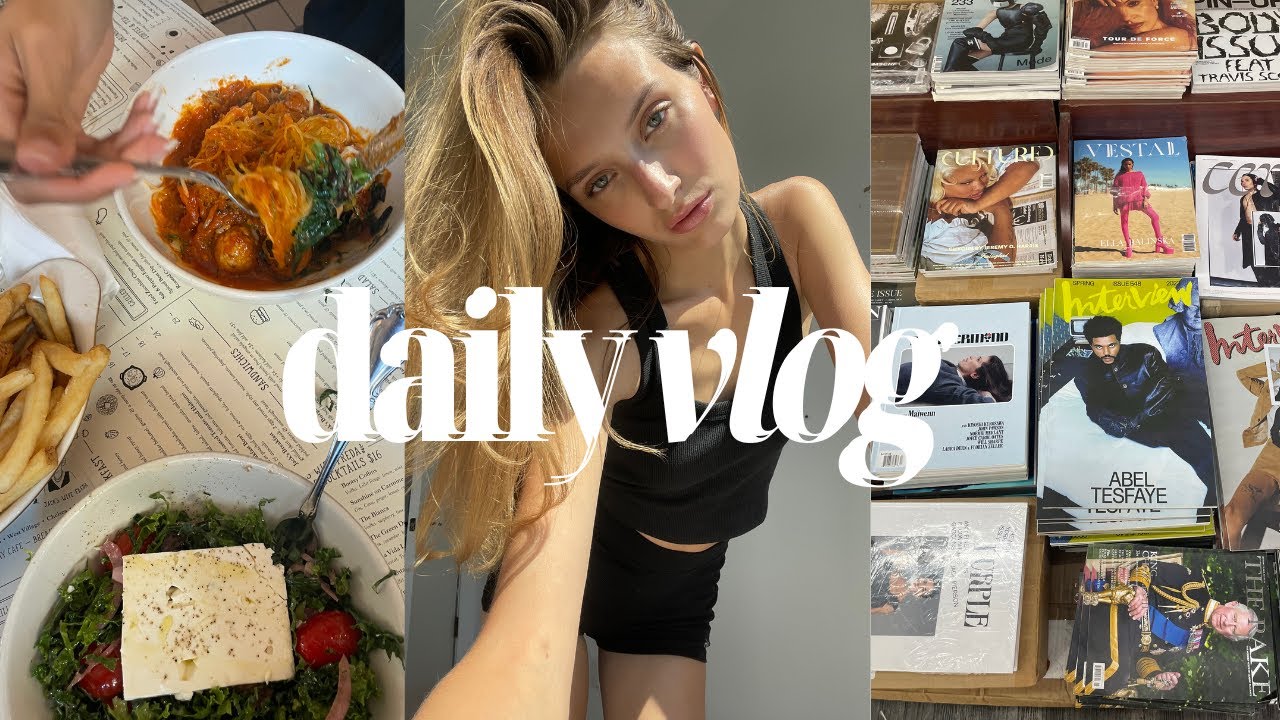 Day in the life of a model (day off) - YouTube