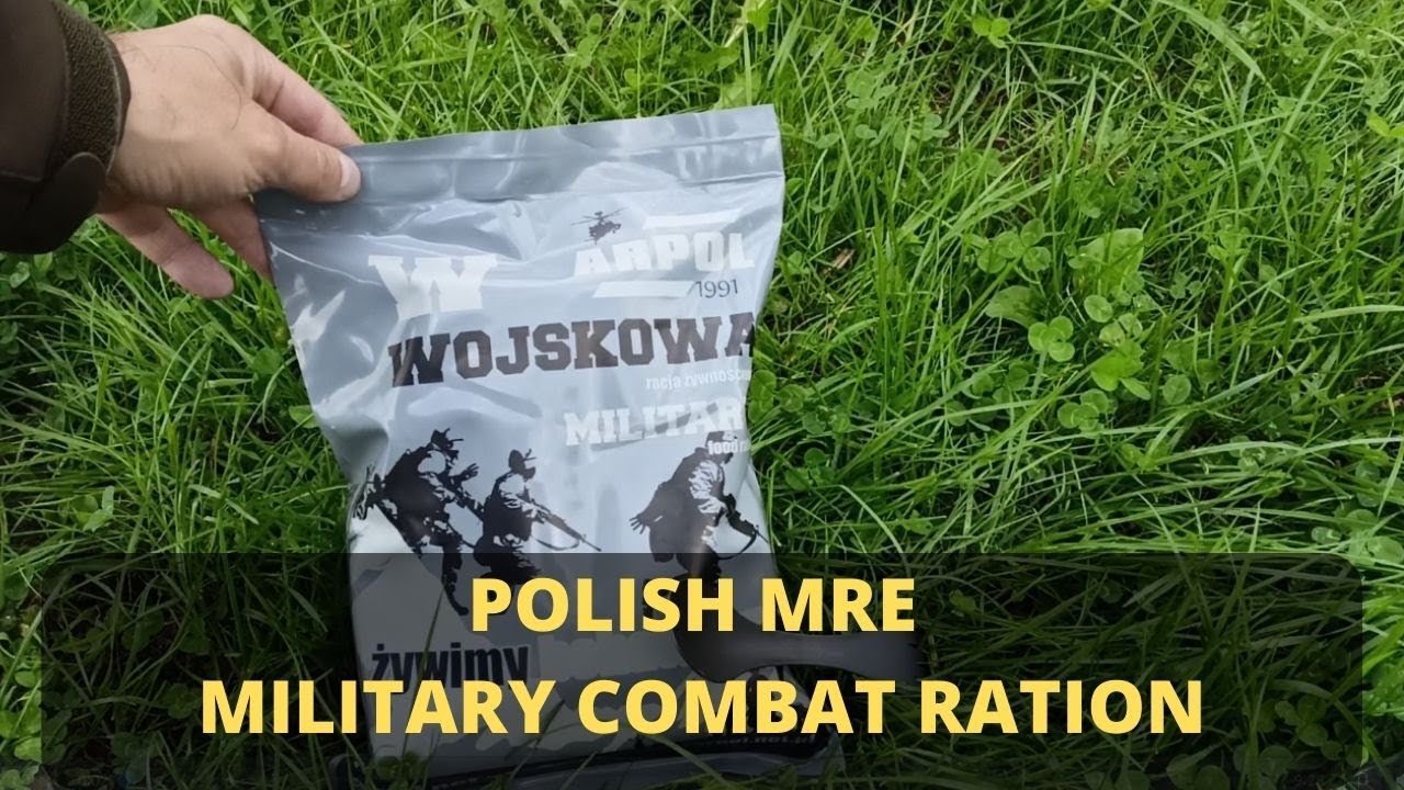 TASTE MRE REVIEW NEW POLISH Army MILITARY COMBAT RATION WZ SET 1 - YouTube