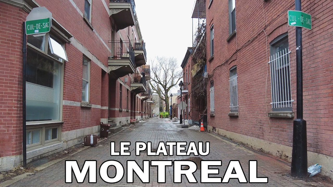 Walking Unique Montreal Streets - Le Plateau Mont-Royal - Spring 2022 ...