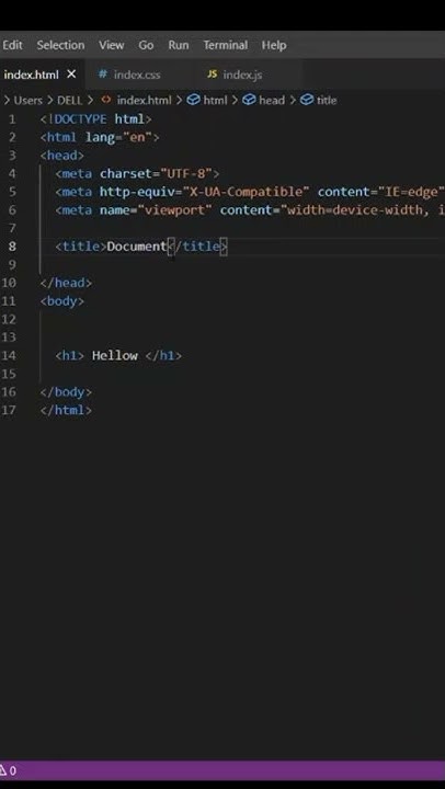 Title tag in html | frontend development #shorts - YouTube