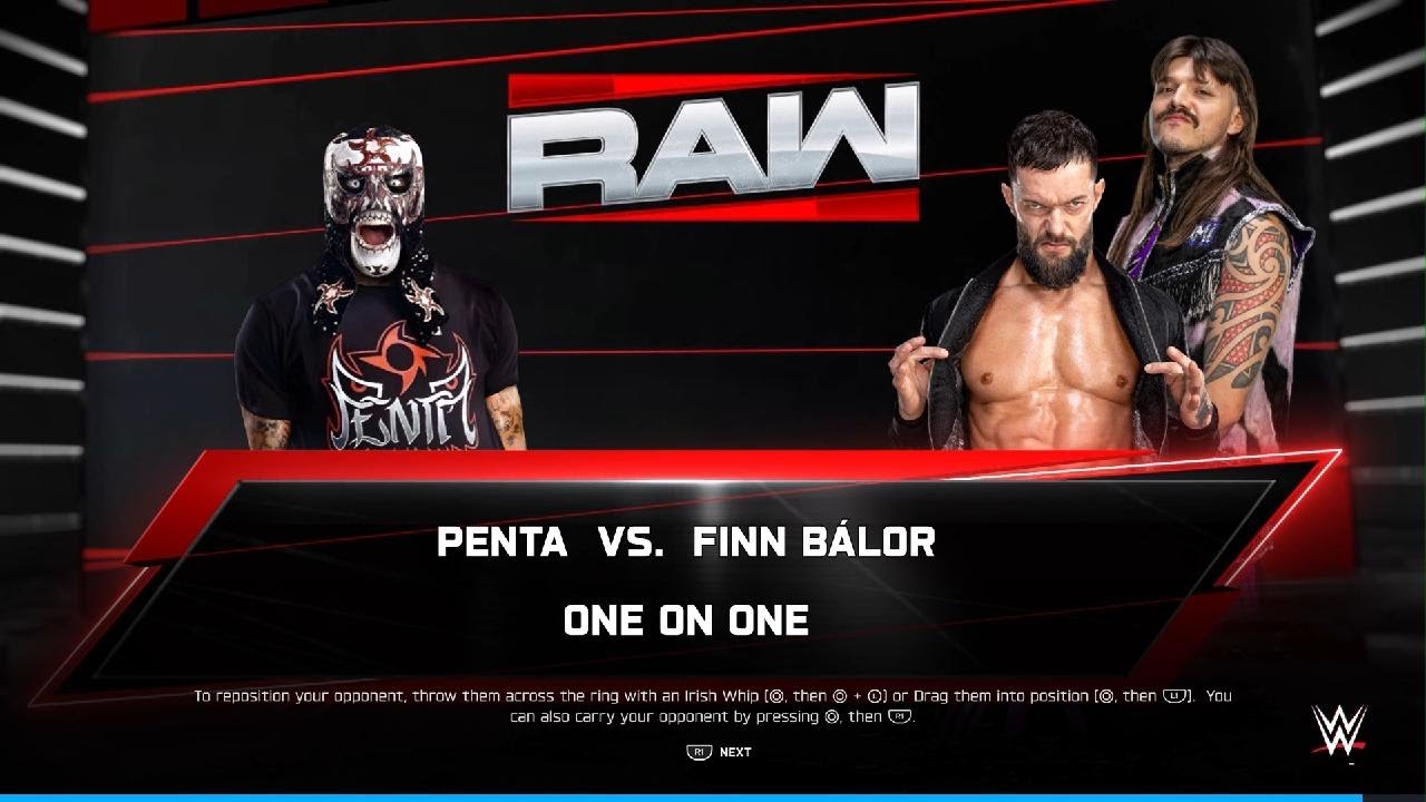 WWE 2K25 Penta Vs. Finn Balor | Raw 4/14/25 - YouTube