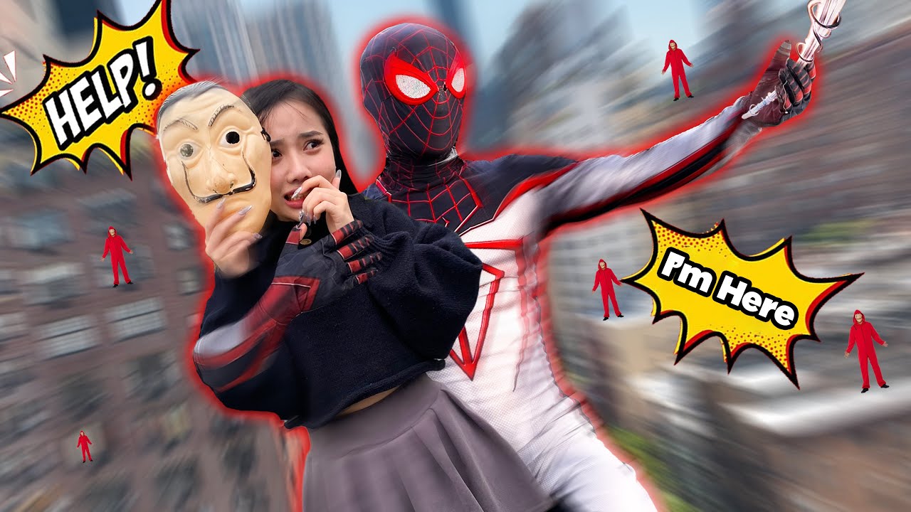 When SPIDER-MAN bros save “BAD GIRL” ( Live Action By HOMIC ) - YouTube