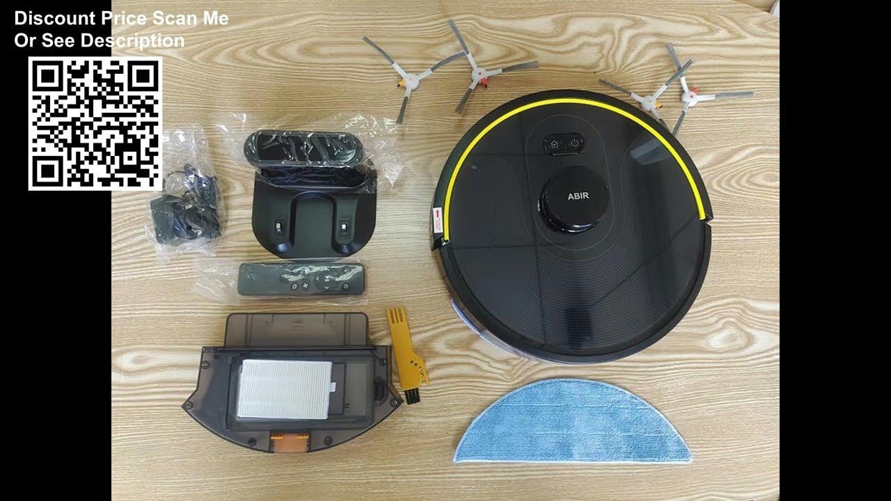 Robot Vacuum Cleaner ABIR X8 Review And Unboxing Aliexpress - YouTube