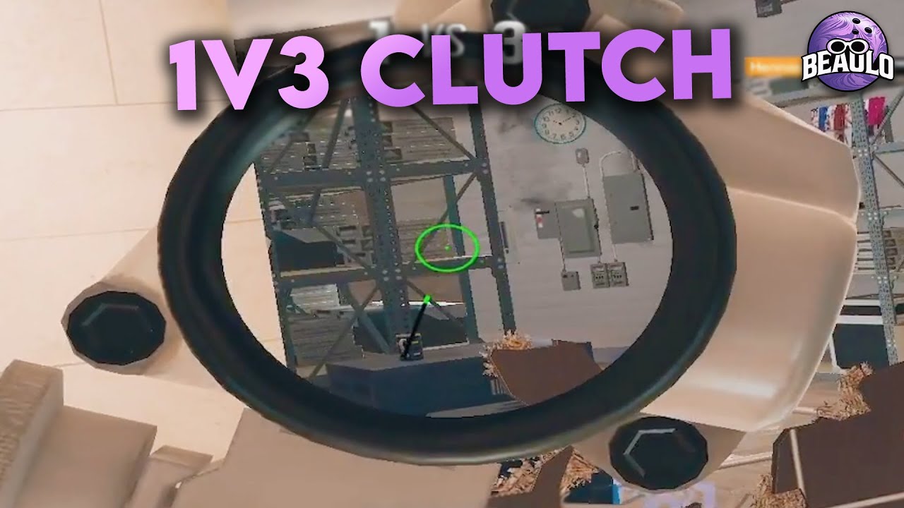 1v3 Beaulo classic - Rainbow Six Siege - YouTube