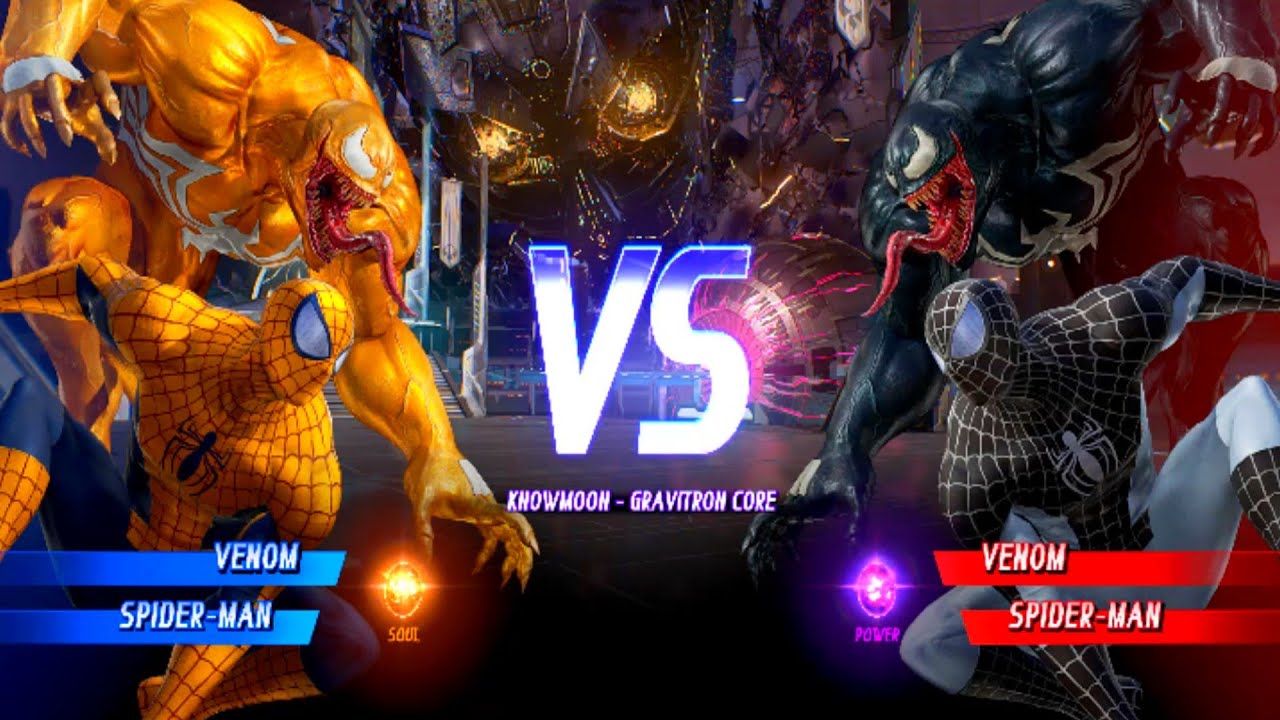 Yellow Venom & SpiderMan Vs Venom & SpiderMan (Very Hard) AI Marvel ...