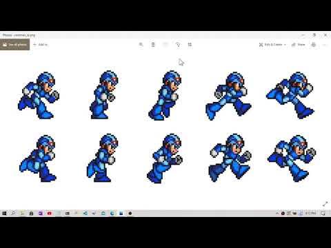 sprite sheet animation with pygame in a simplest way - YouTube