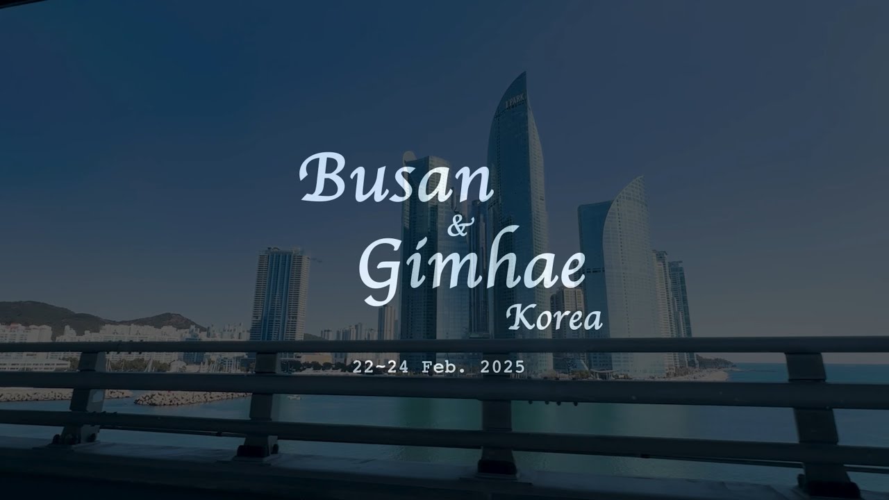 If I were a Painter in... Busan and Gimhae, Korea (Feb. 2025) - YouTube