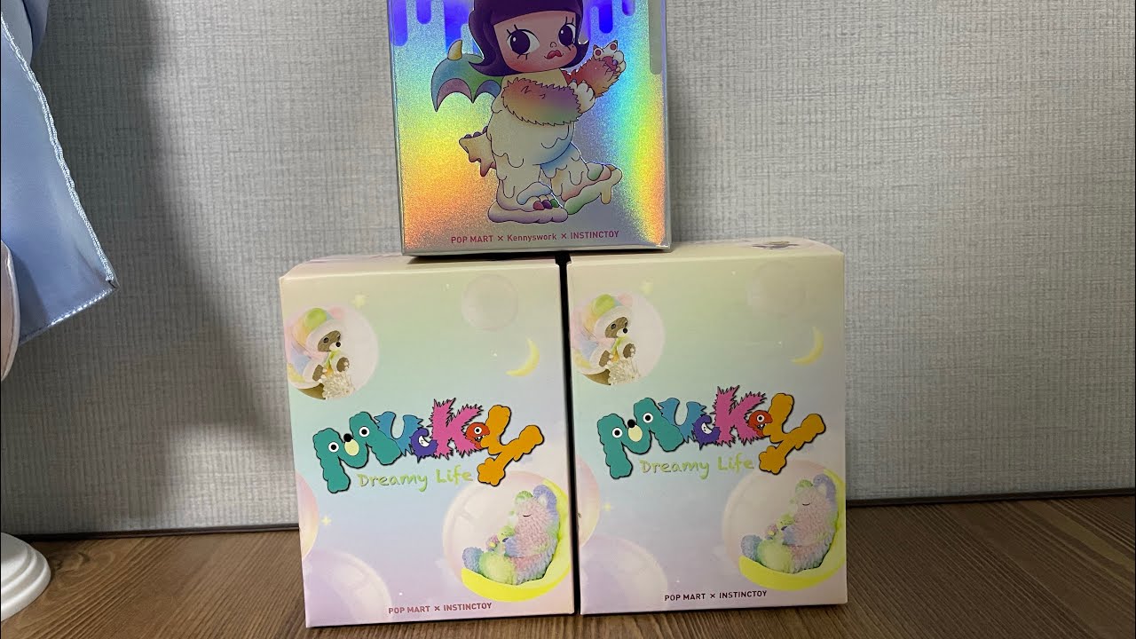 인스팅 머키 진짜 귀여워요!😍 팝마트 인스팅토이 머키, 몰리 인스팅 콜라보 개봉 | popmart insting toy ...