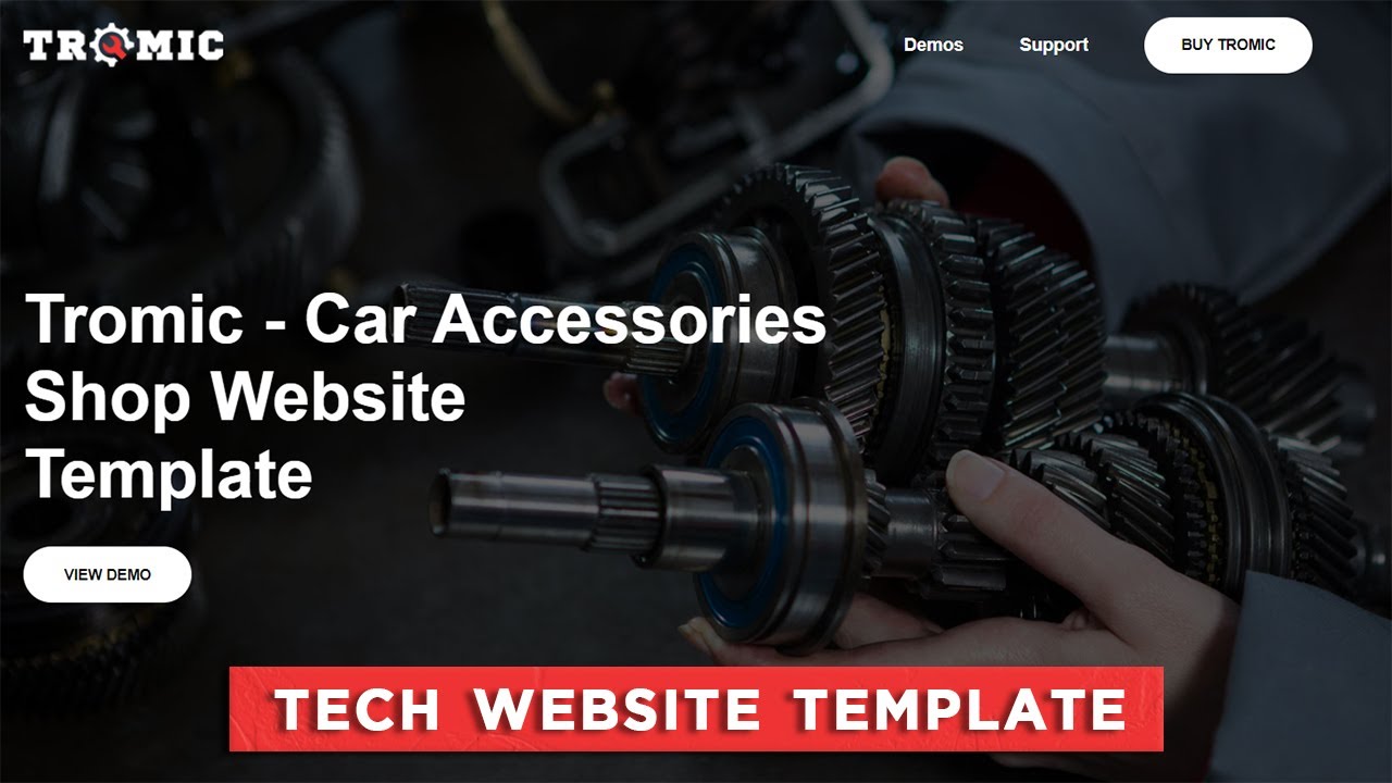 Tech Website Homepage Template With Html And Css With Source Code 9765