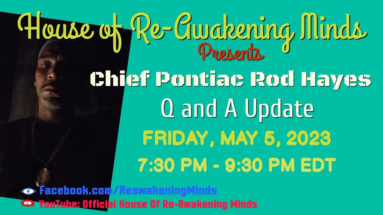 Chief Pontiac Rod Hayes - Q and A Update - YouTube