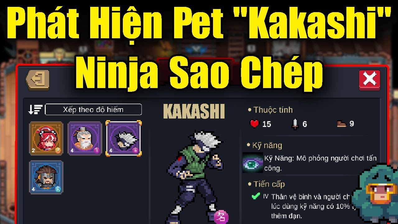 Phát Hiện Pet "Kakashi" Ninja Sao Chép Trong Soul Knight 6.0.0 - YouTube