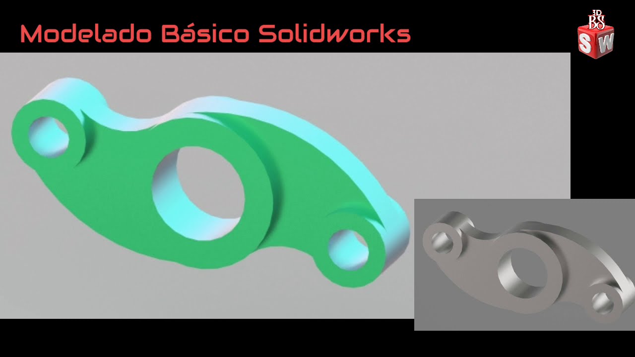 Modelado Básico en Solidworks |Ejercicios para practicar| - YouTube
