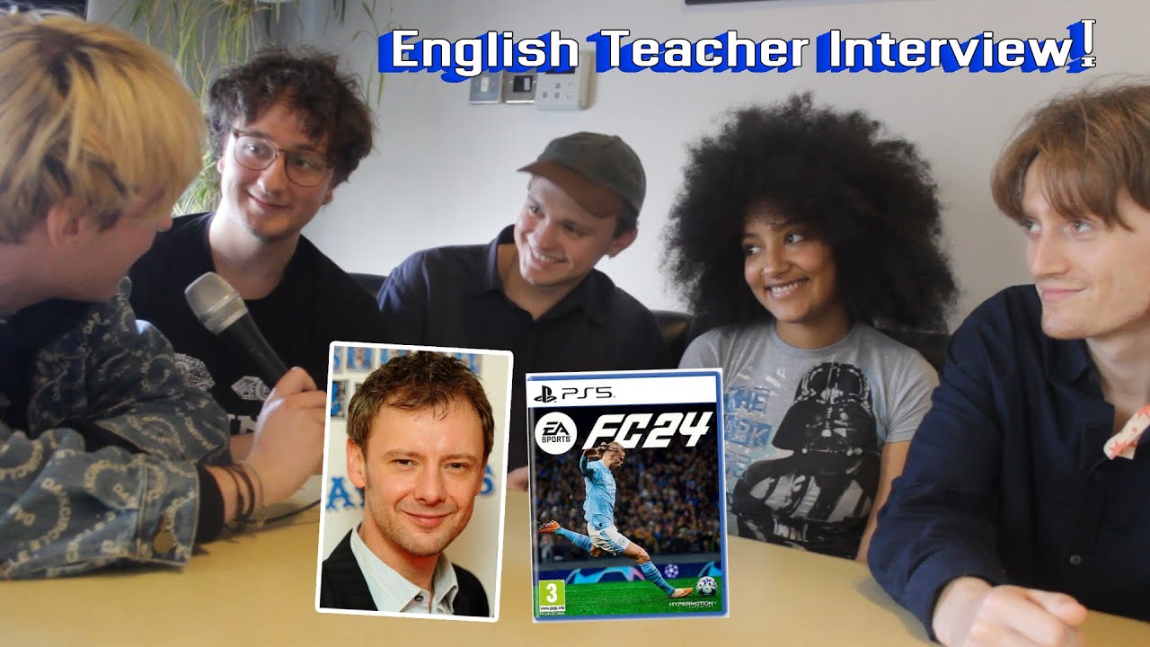 English Teacher Band Interview! John Simm, EA FC 24 & Fontaines DC - YouTube