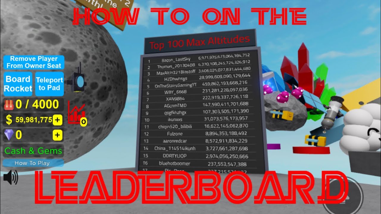 321 blast off simulator: how to get on the leaderboard - YouTube
