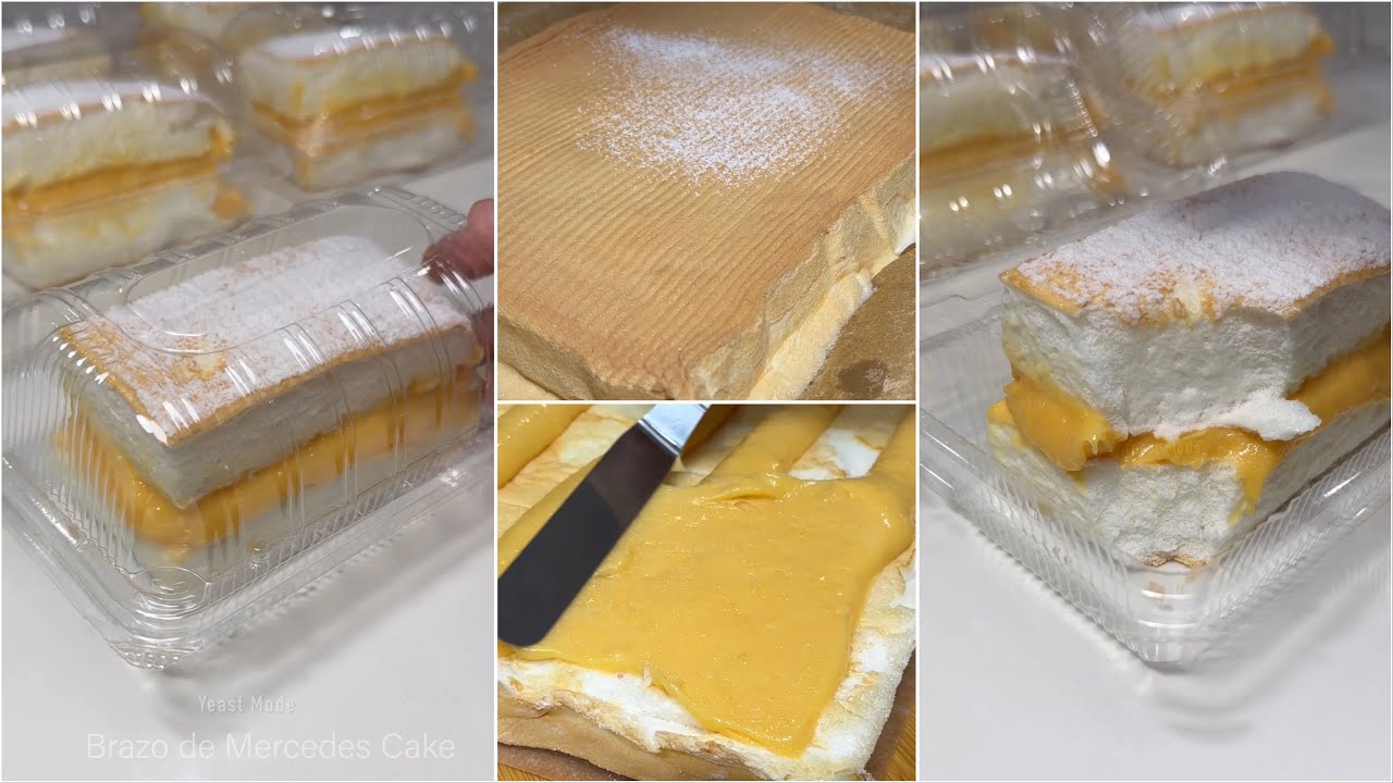 BRAZO DE MERCEDES CAKE Recipe | Slice it if you can’t roll it - YouTube
