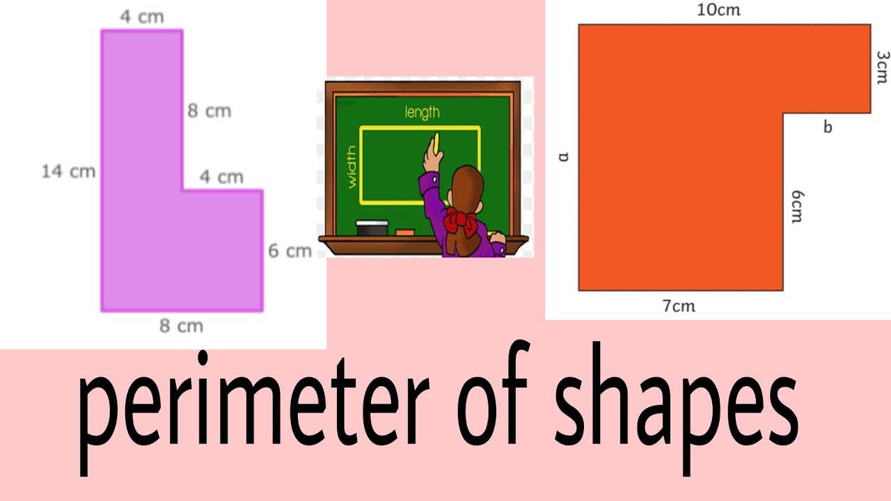 perimeters of rectangular shapes #perimeter#maths #follow - YouTube