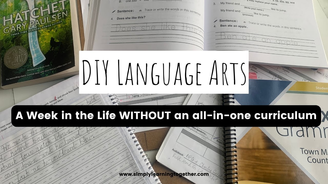DIY Language Arts - A Week-in-the-Life without an all in one curriculum ...