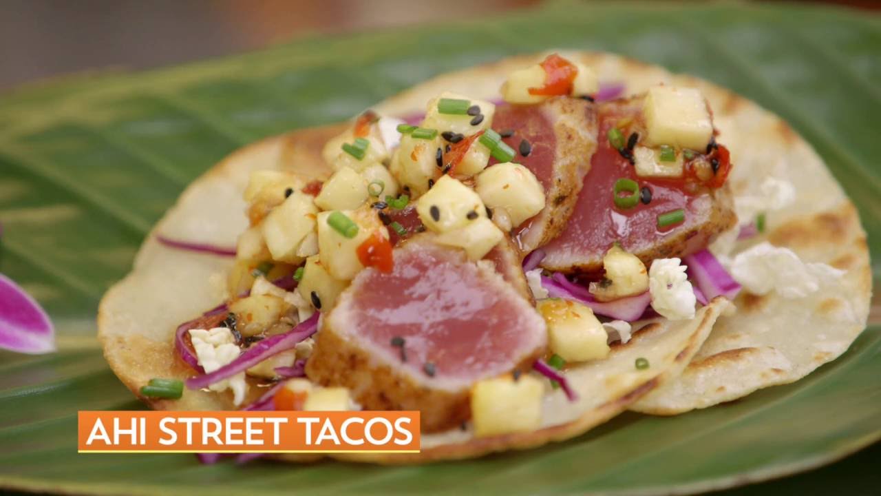 Hawaiian Foods Week Recipe: Ahi Street Tacos - YouTube