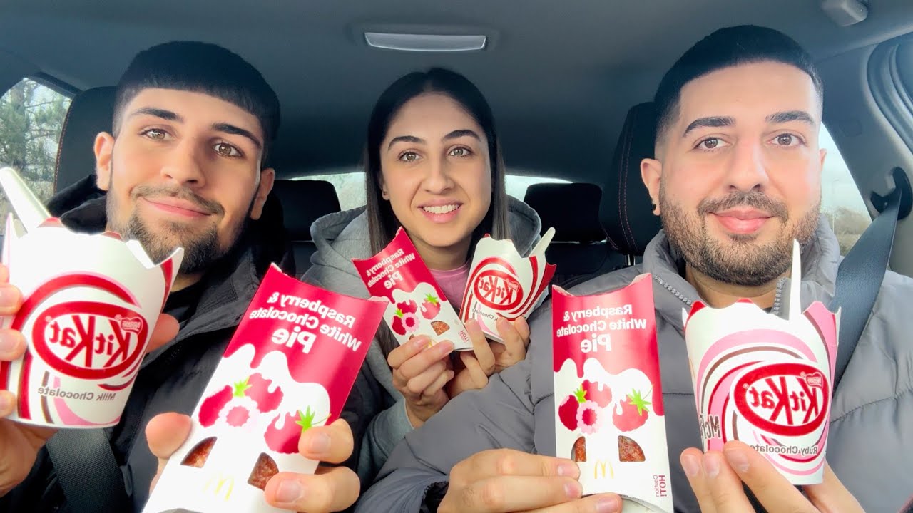 MCDONALD’S NEW RASPBERRY AND WHITE CHOCOLATE PIE AND KITKAT RUBY ...