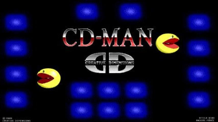 CD-Man gameplay (PC Game, 1989) - YouTube