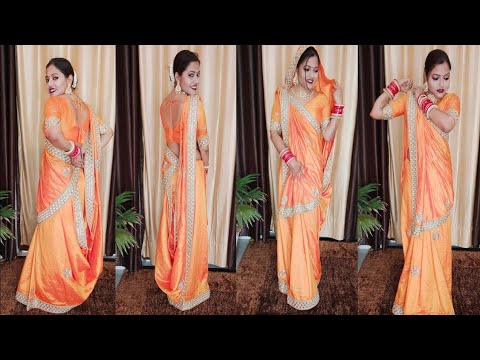 उल्टा पल्ला की साड़ी कैसे पहनें | How to wear Ulta Pallu silk saree ...