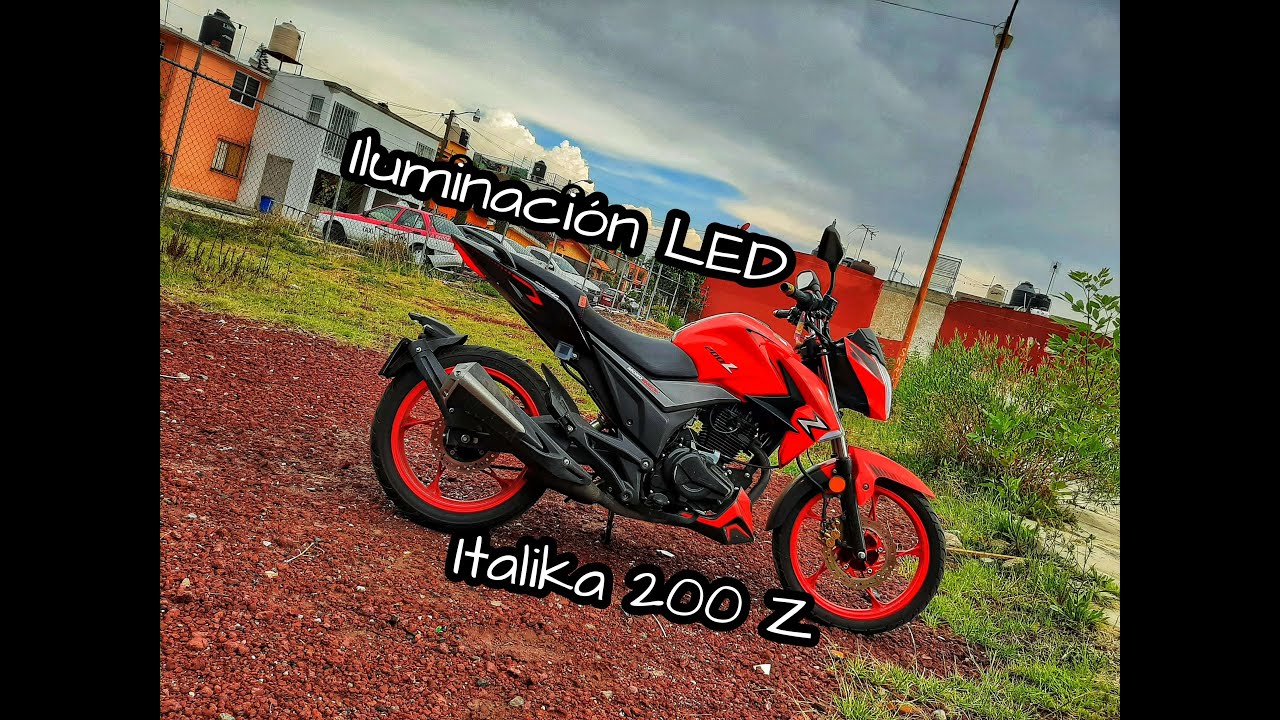 PONIENDO A PRUEBA ILUMINACION ITALIKA 200 Z ¿VALE LA PENA ? - YouTube